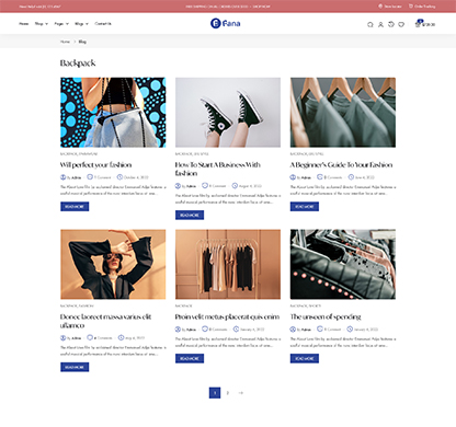 Fana - Fashion Shop WordPress Theme