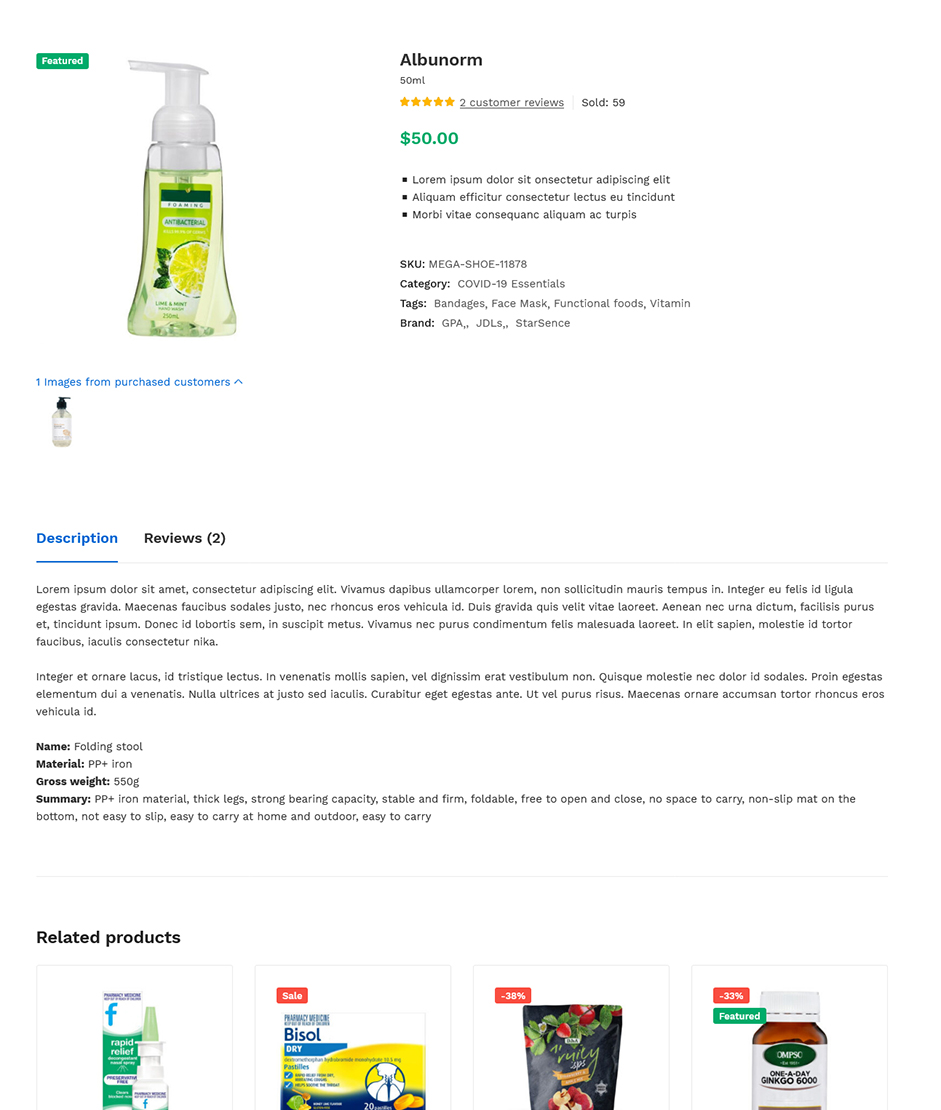 Nika - Medical Elementor WooCommerce Theme