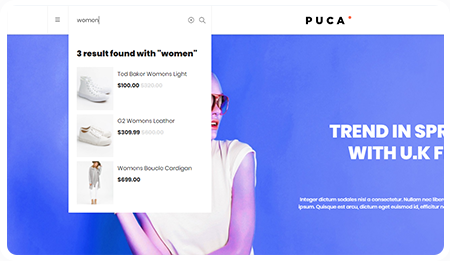 Puca - Best Optimized Mobile Woocommerce Theme